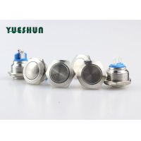 Quality NC NO Momentary Push Button Switch Doorbell Self Reset Silver Alloy Contact for sale