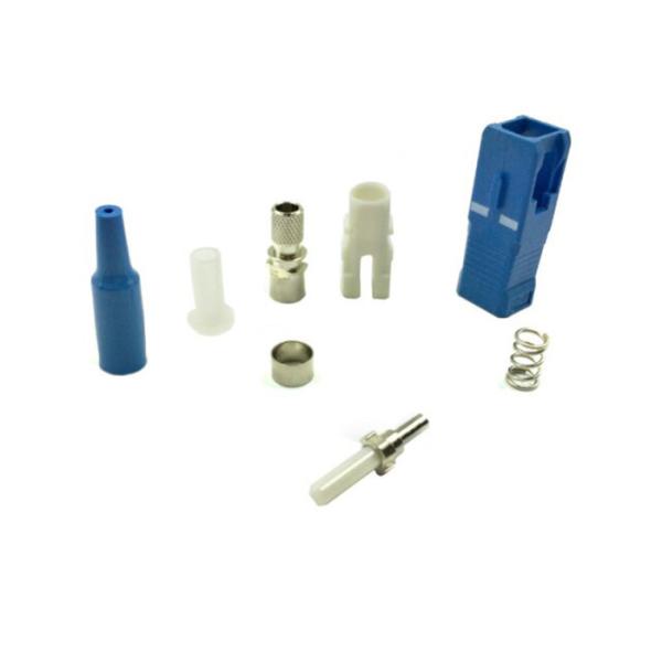 Quality SC Fiber Optic Connectors Single / Multi Mode For Patch Cord Various Color for sale