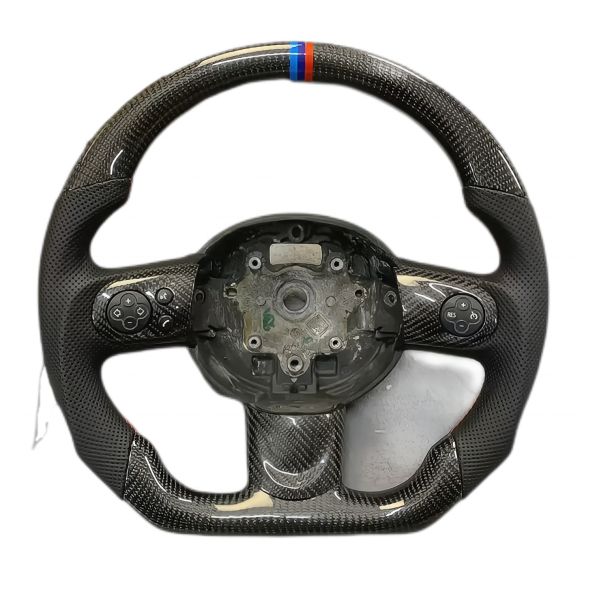 Quality Carbon Fiber Steering Wheel 44*44*25 Perfect Fit for BMW Mini Cooper R55/56/60 F55/56 for sale