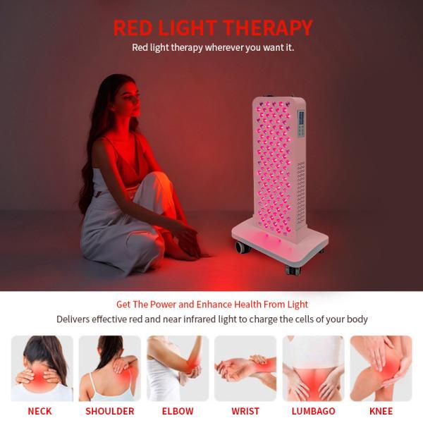 Quality Shenzhen 120 LEDs 660nm 850nm Infrared Light Therapy Panels Small Pdt Machine Face Body 600W LED Red Light Therapy for sale