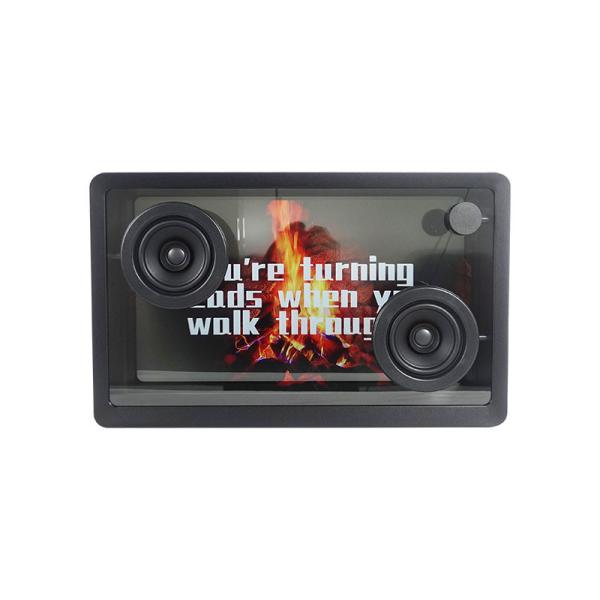 Quality Stereo Fancier Suspended Lyrics Bluetooth Speaker Transparent for sale