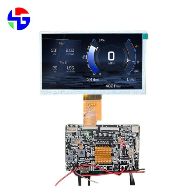 Quality 7.0 Inch LVDS Interface Smart TFT Display 40PIN 1024x600 for sale