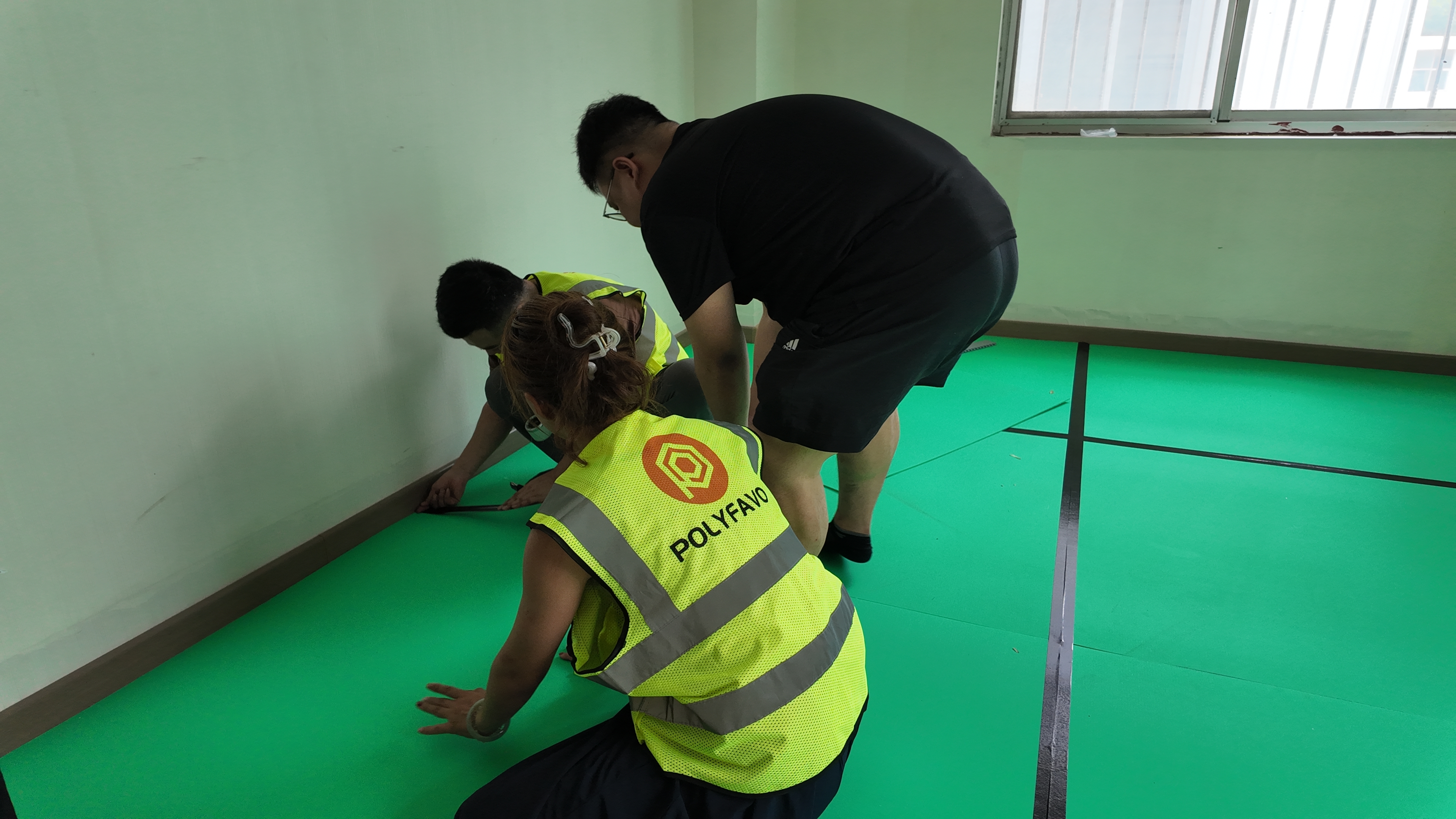 Quality 5mm Impact Board Polypropylene Plastic Flooring Floor protection  Builders Floor protection for sale