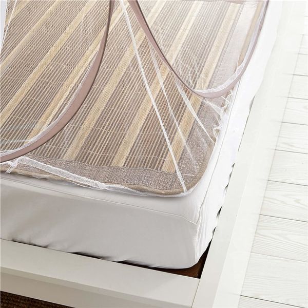 Quality Outdoor Summer Portable Double Door Bed Canopy Folded Design Mosquito Net Tent for sale