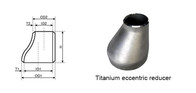 Quality manufacturer Gr9 Titanium Eccentric Reducer titanium pipe fittings in stock for sale