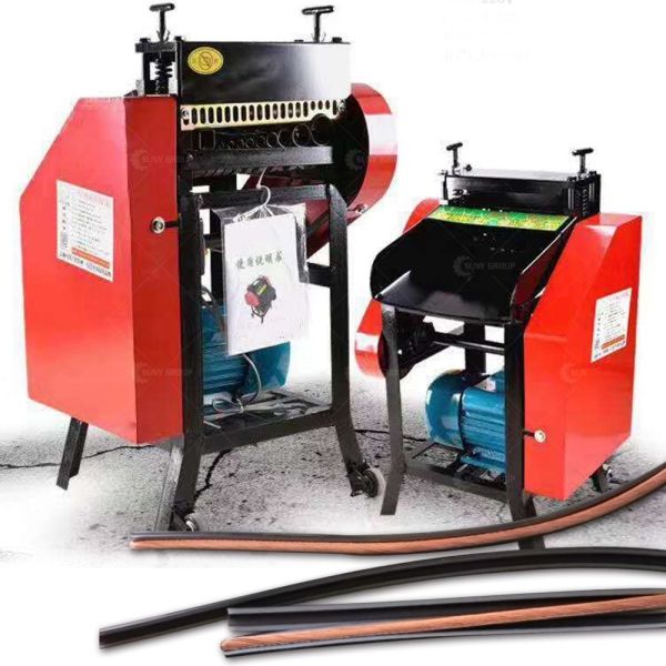 Quality Customized Voltage Waste Communication Cable Stripping Machine 53*43*85cm Scrap Cable for sale