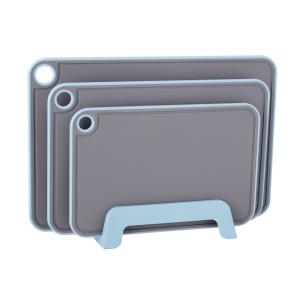 Quality Plastic Cutting Boards with Deep Juice Grooves Lava Orange Durable and for sale
