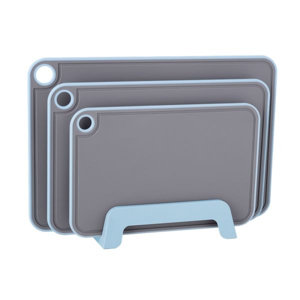 Quality Plastic Cutting Boards with Deep Juice Grooves Lava Orange Durable and Dishwasher Safe for sale