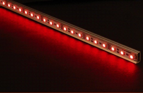 Quality Aluminum SMD 3528 / 5630 Side Emitting LED Strip Lights 12V Rigid Multi Color for sale