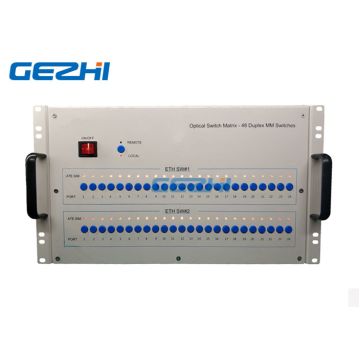 Quality Matrix Remote Control 48pcs Duplex 1x2 Optical Switch Equipment for sale