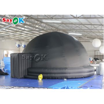 Quality 360 Dome Projection 5/6m Portable Black Inflatable Planetarium Tent for sale