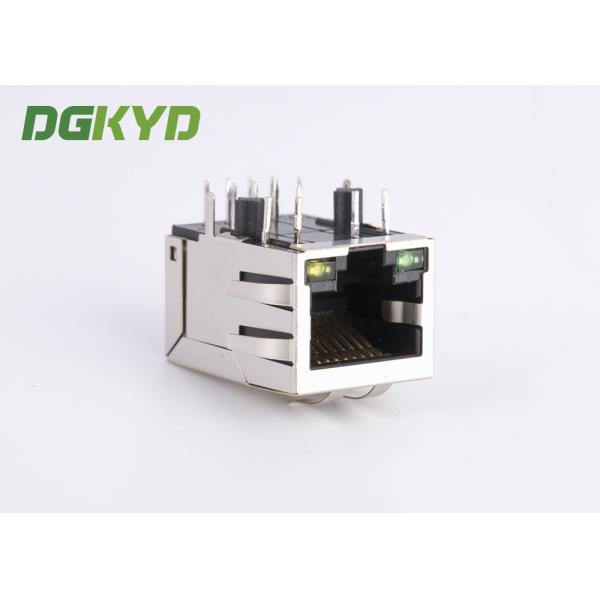 Quality Side Entry Shield PoE RJ45 Single Port / Internal Magnetic Module,Useage for sale