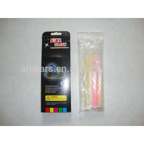 Quality Christmas Party Decoration Multi Colored Glow Stick Cap with 6-12 Hours Glowing for sale