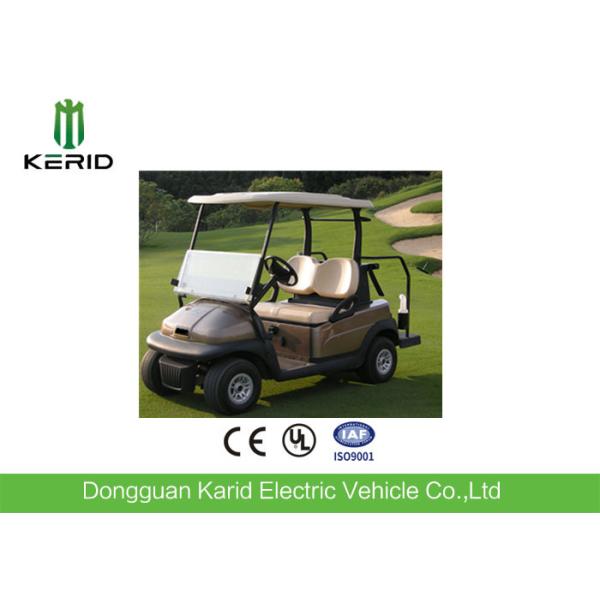 Quality Battery Operated 2 Seater Small Electric Golf Carts 48V 4KW DC Motor for sale