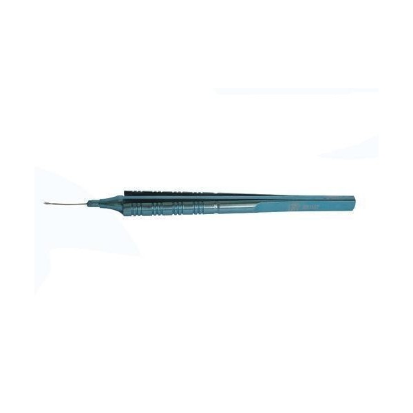 Quality Textured Tip Slit Lamp Microscope Lens Forceps For Femtosecond Laser Surgery for sale
