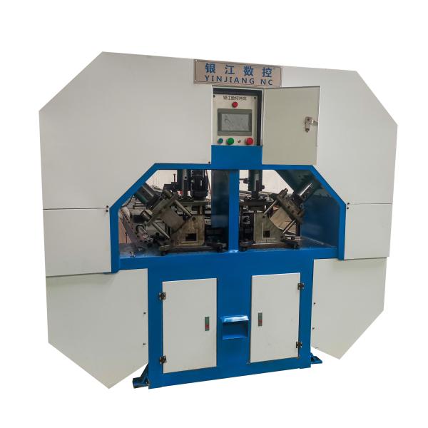 Quality Hydraulic Steel Mold Channel Steel Cutting Punching Machine 15kW for sale
