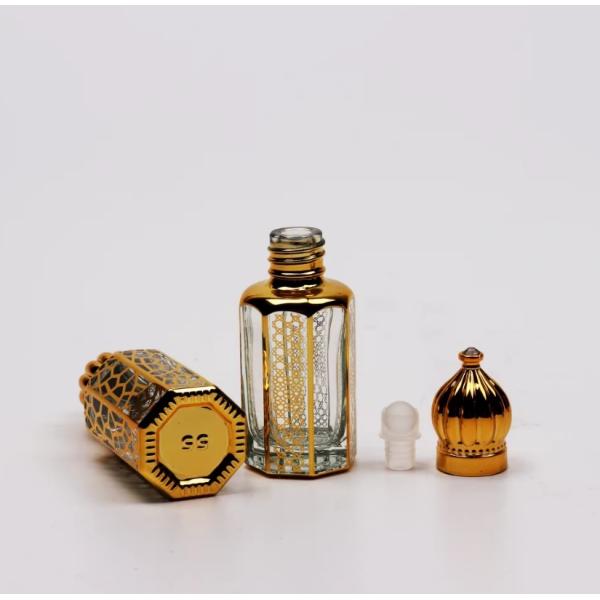 Quality High Quality Wholesale New Elegant Empty Glass Bottle Label For Roll On Perfumes for sale