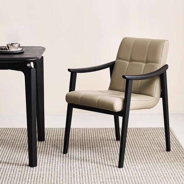 Quality High End Italian Genuine Leather One Seater Sofa Chair With Solid Wood Backrests for sale