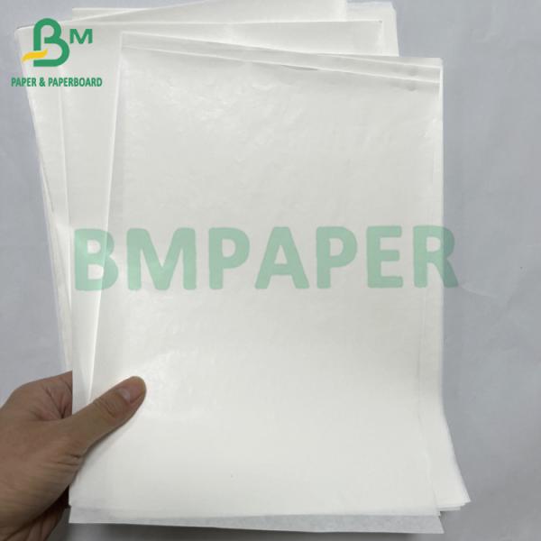 Quality 30grs Customize Biodegradable Food Safe MG White Kraft Paper Roll for sale