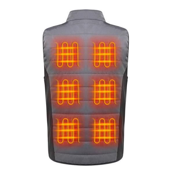Quality USB 5V Battery Powered Vest Polyester Sleeveless Electric Heated Waistcoat for sale