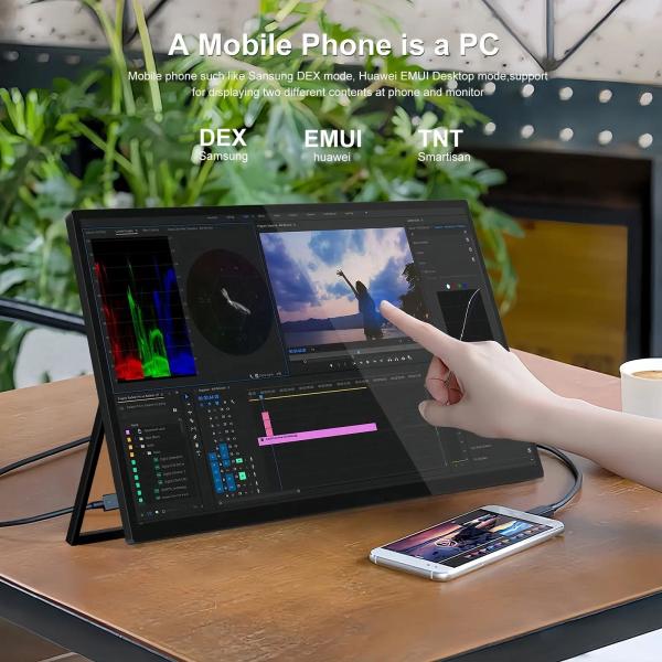 Quality 18.5 Portable Gaming Monitor with Full HD IPS HDR Panel 300nit Display 72% NTSC for sale