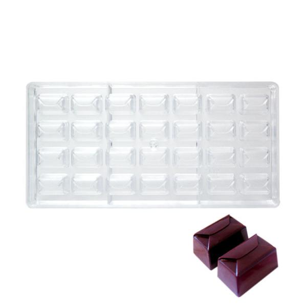 Quality PS DIY Square Shape Chocolate Mould 3D Polycarbonate Customized for sale
