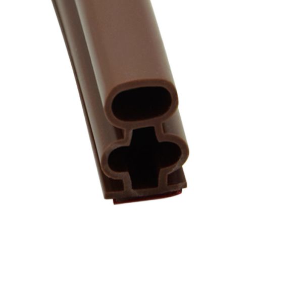 Quality 10mm Width O Shape Silicone Rubber Strips Double Layer For Door Frame for sale