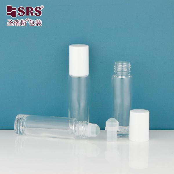 Quality BLPM-10ML Transparent Mold Glass Roll On Bottle For Nail Oil Massage No Leakage for sale