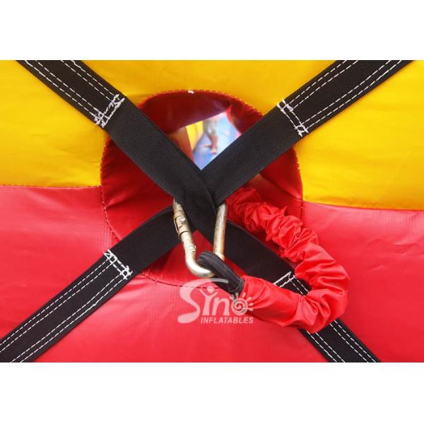 Quality 10m long kids N adults inflatable bungee run for indoor or outdoor 2 person for sale
