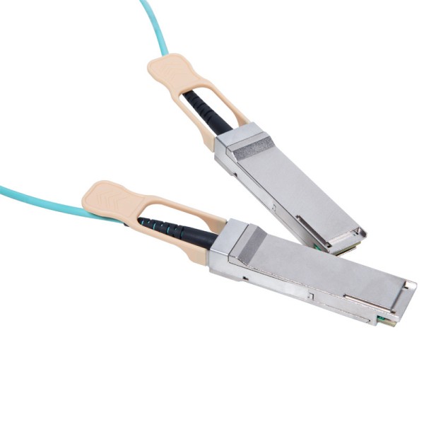 Quality 100g qsfp28 Active Optical Cable 10M Reach Bidirectional parallel link for sale