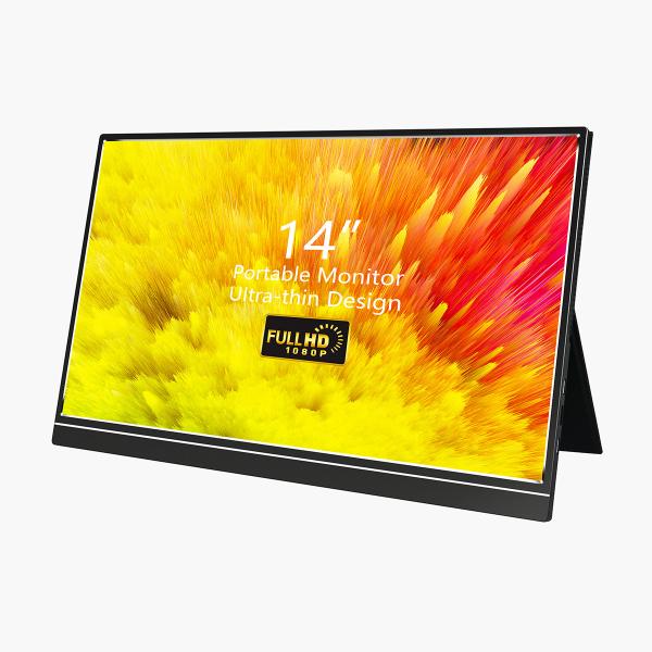 Quality DC 5V 2A HDR 14 Inch LCD 800:1 Contrast USB Powered Touch Screen Monitor for sale