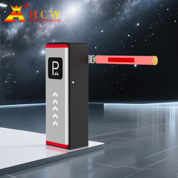 Quality HCW Electric Servo Motor Rfid Boom Barrier Gate For Automatic Parking System for sale