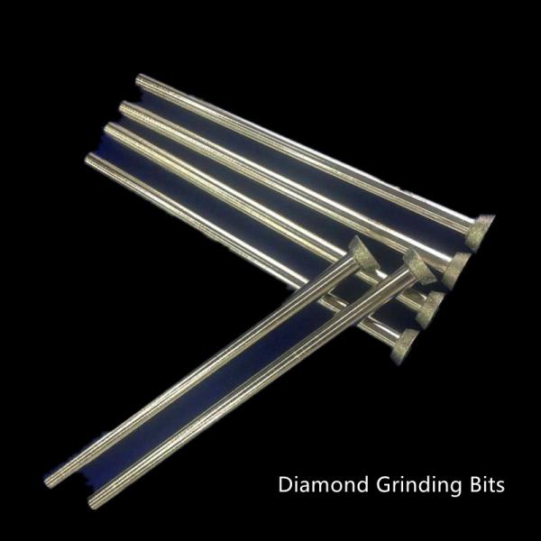 Quality T Type Electroplated Diamond Tools , 3mm Diamond Grinder Drill Bit for sale