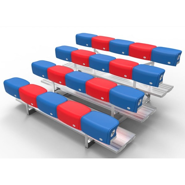 Quality Durable Portable Grandstand Seating All Aluminum Framework Customized Bench Seat for sale