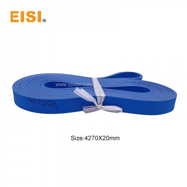 Quality Printing Machine Spare Parts Paste Box Machine Belt Blue Color for sale