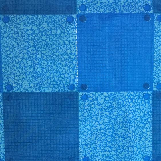 Quality Dust Mite Proof Light Blue Polyester Fabric , 38g/M2 Jacquard Mattress Fabric for sale