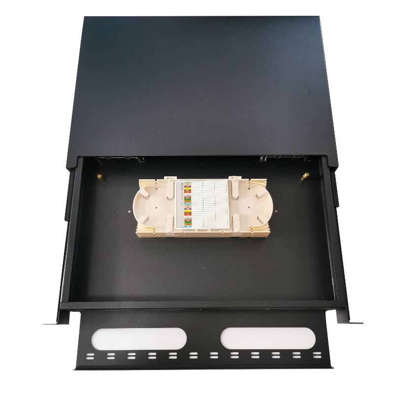 Quality 1U MTP MPO Fiber Patch Panel 19 Inch Frame Rack Cabinet 96 Cores Splicing for sale