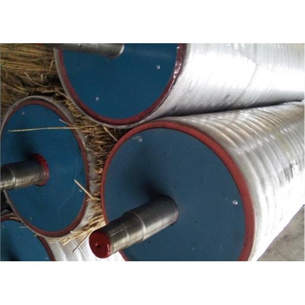Quality Rubber Covered Cast Iron Couch Roller Of Cylinder Mould For Small Paper Making Machine for sale