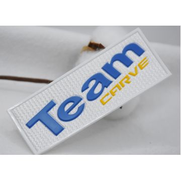 Quality Tatami Fabric Custom Clothing Patch 3D Silicone Heat Transfer Patches for sale