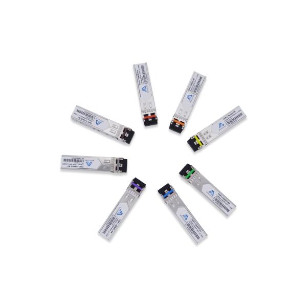 Quality High Sensitivity 1.25G WDM SFP Module , 120km Dual LC SFP Module Transceiver for sale