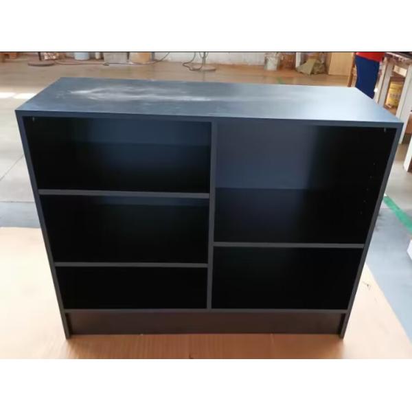 Quality 4' Wrap Counter Multifunctional Timber Display Unit Front Opening Display Case for sale