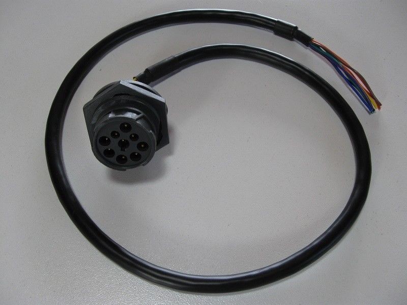 Quality Threaded Type 1 J1939 Deutsch 9-Pin Male Receptacle to Open End Cable for sale
