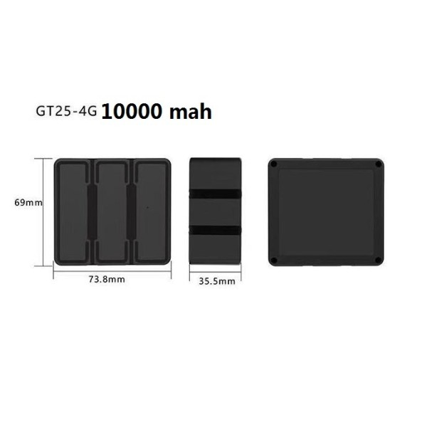 Quality 4G GT25-4G Long Battery Life GPS Tracker E-fence For Cargo / Asset Tracking for sale