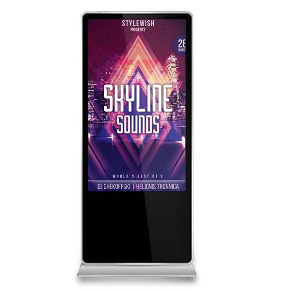 Quality 55 Inch Touch Screen Kiosk Digital Signage Commercial Display Advertising for sale