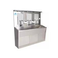 Quality 304 Stainless Steel Hospital Surgical Wash Basin Multi Person Seats for sale