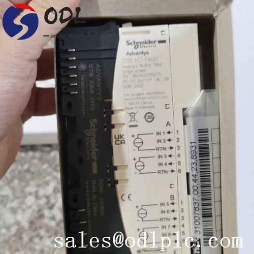 Quality Schneider Modicon STB Schneider Module 8 Channel Analog Input Module 16 Bit for sale