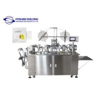 Quality Single Disinfect Alcohol Swab Making Machine Four Side Seal 30mm*30mm for sale