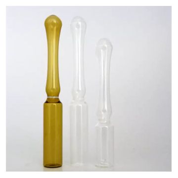Quality 2ml Clear Amber Borosilicate Glass Empty Ampoule Type D For Medicine Use for sale