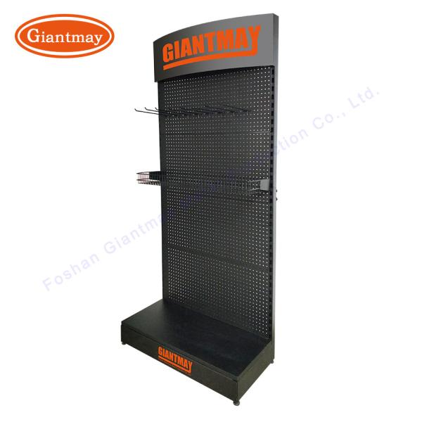 Quality Large Peg Board Shelf Hardware Product Metal Hanging Display Racks for sale