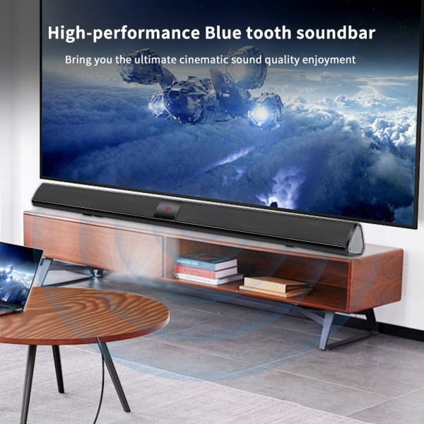 Quality Powerful Bluetooth V5.0 Wireless Surround Soundbar For Tablet ARC Input for sale